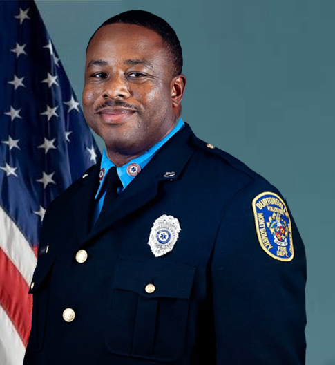 Brooks w Flag - Burtonsville Volunteer Fire Department